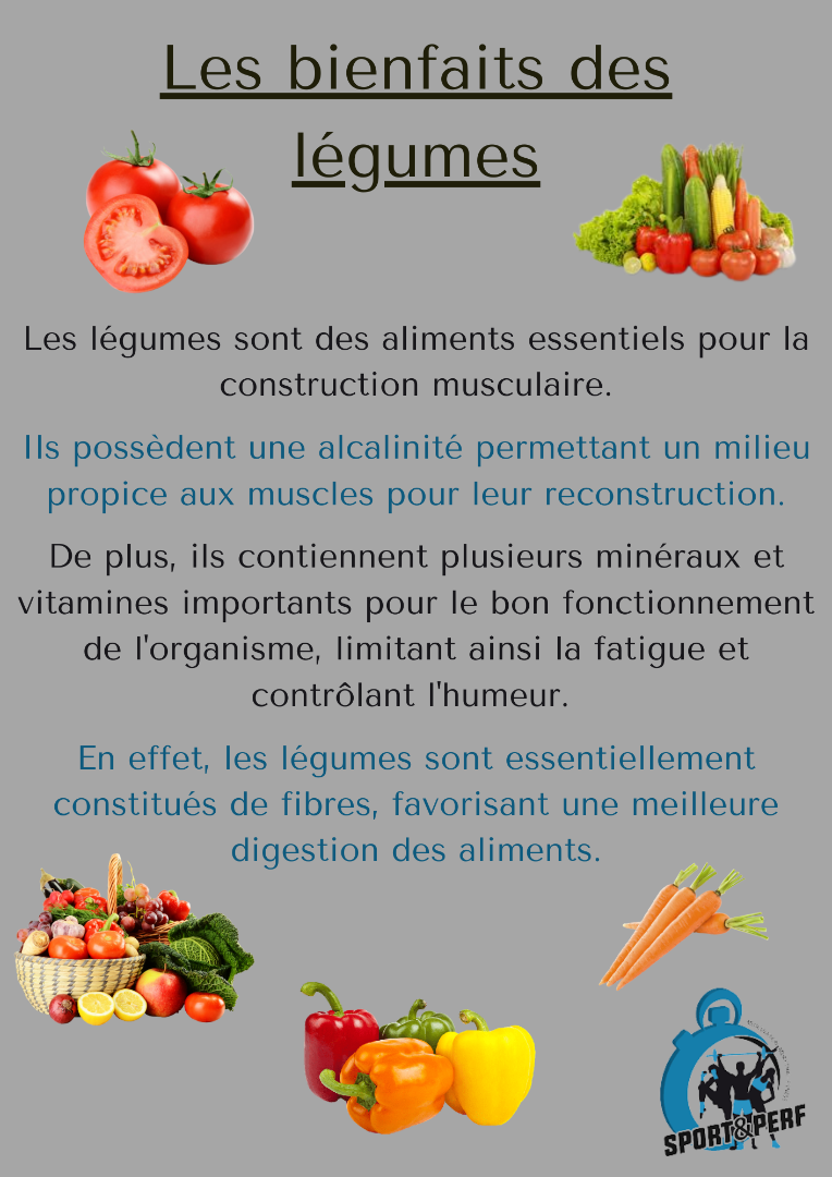 LES BIENFAITS DES LÉGUMES